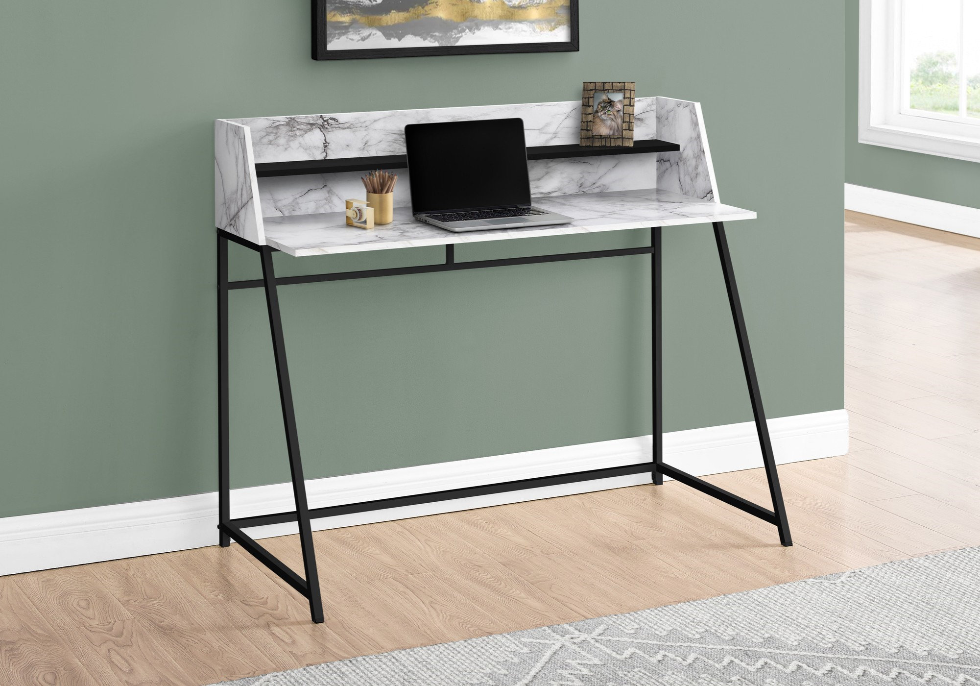 Mainstays 2 tier writing desk store